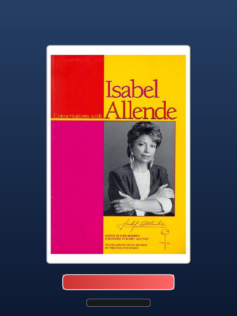 Complete Bundle Conversations With Isabel Allende John Rodden HQ File | PDF