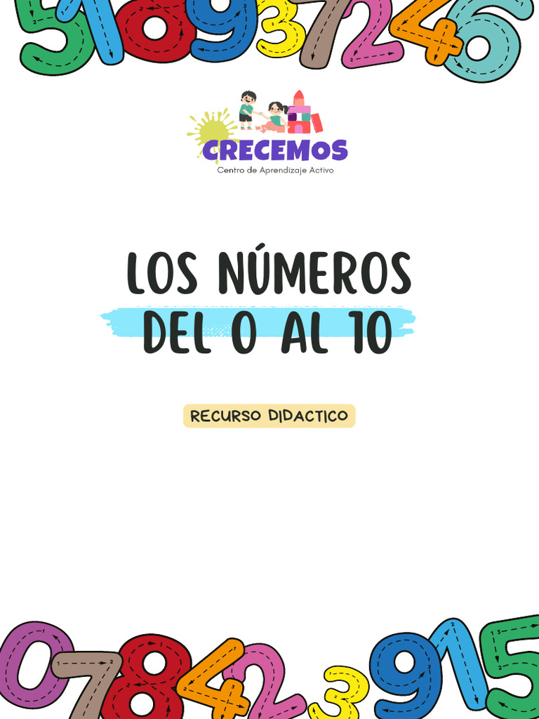 Los Números Del 0 Al 10 Crecemos | PDF