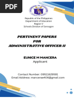 Teacher 1 Application Documents | PDF