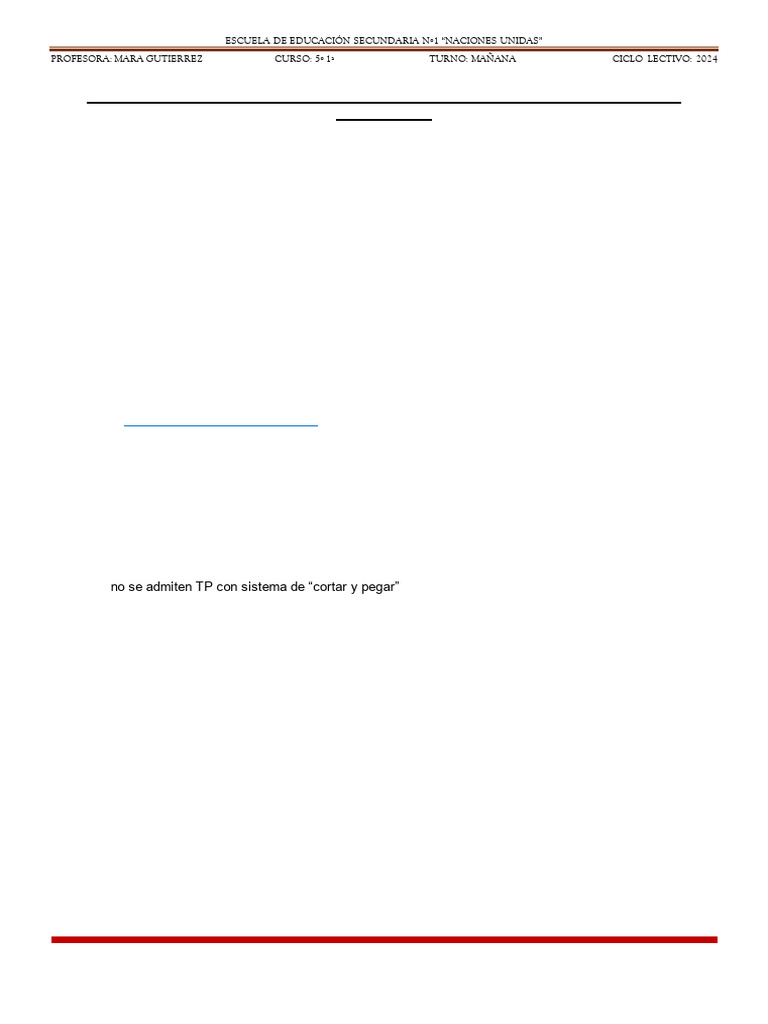 00 - CP - PYC - 5° 1era - 2024 | PDF