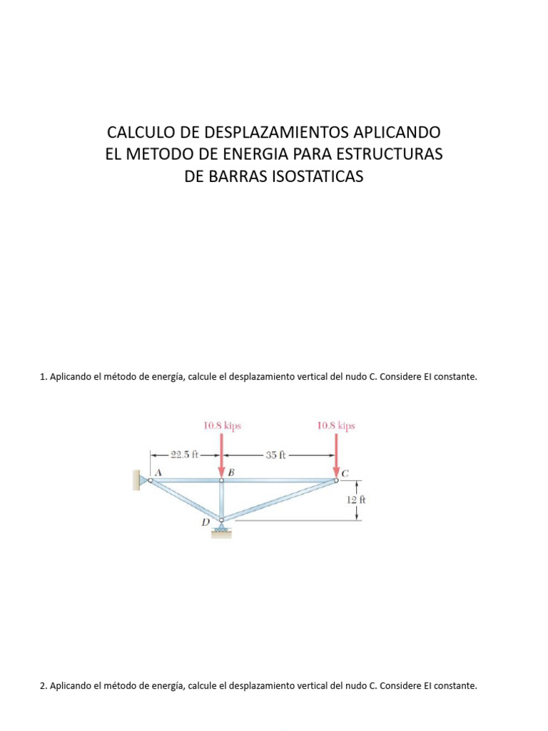 Estructuras de Barras | PDF