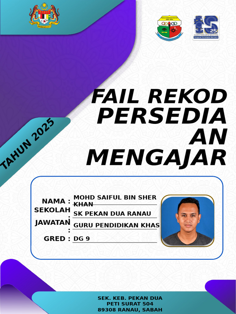 Rekod Persediaan Mengajar 2025 | PDF