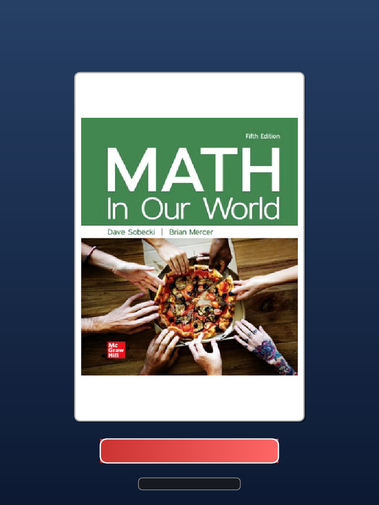 Complete Bundle Math in Our World 5th Edition Sobecki HQ File | PDF | Mathematics
