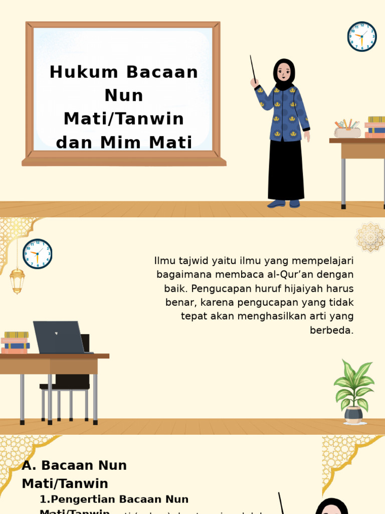 Hukum Nun Sukun Atau Tanwin Dan Mim Sukun | PDF