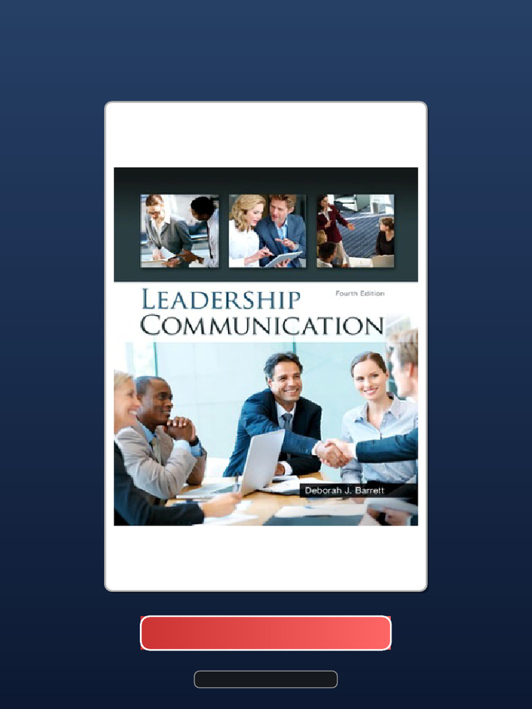 Complete Bundle Leadership Communication 4th Edition Barrett HQ File ...
