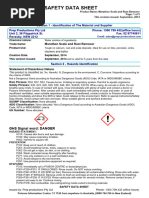 MSDS-Windex Glass Cleaner - 131017 | PDF | Dangerous Goods | Safety