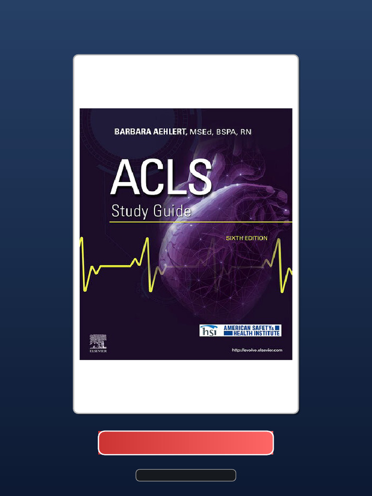 ACLS Study Guide 6th Edition Official Test Bank | PDF