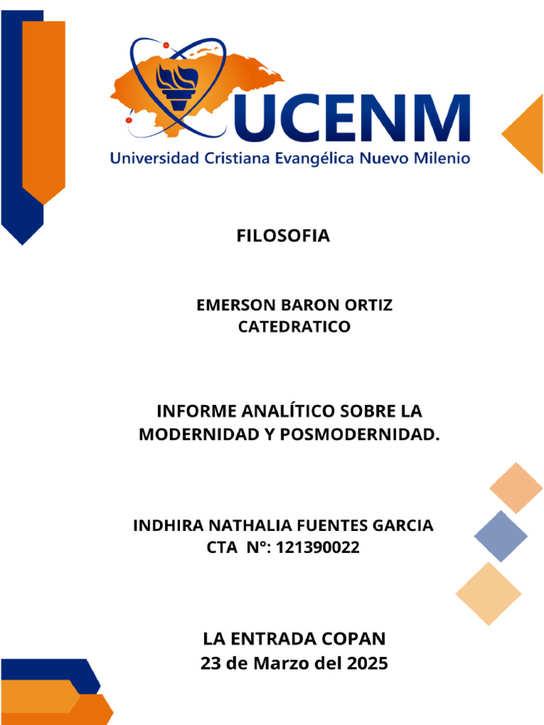 Modernidad y Posmodernidad: Un Análisis | PDF | Razón | Conocimiento