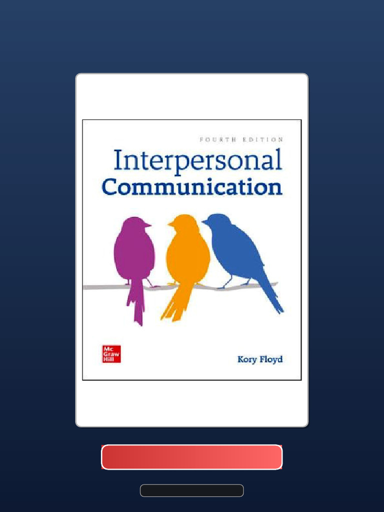 Complete Bundle Interpersonal Communication 4th Edition Floyd HQ File ...