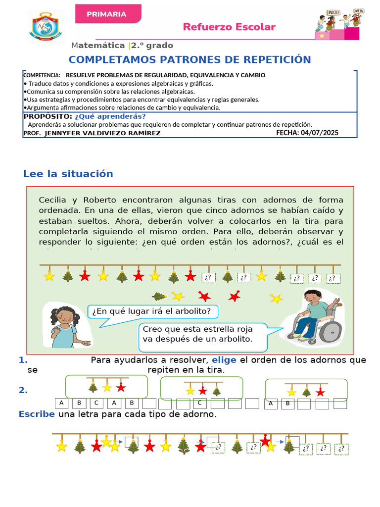 Refuerzo Escolar De Matemática Pdf Matemáticas