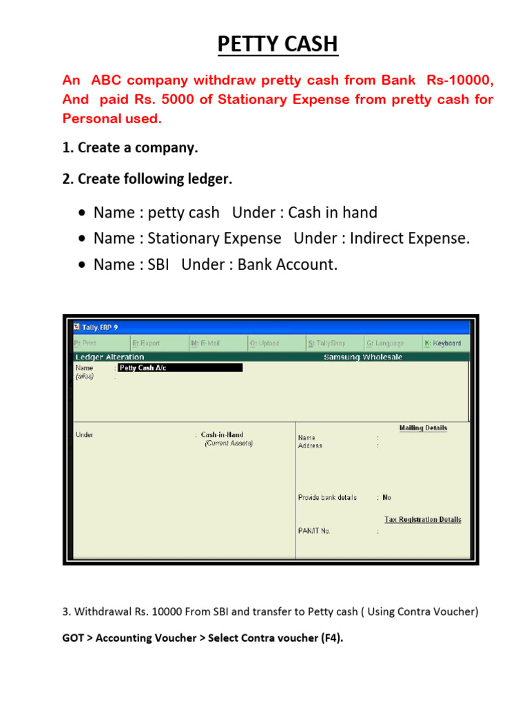 Petty Cash | PDF
