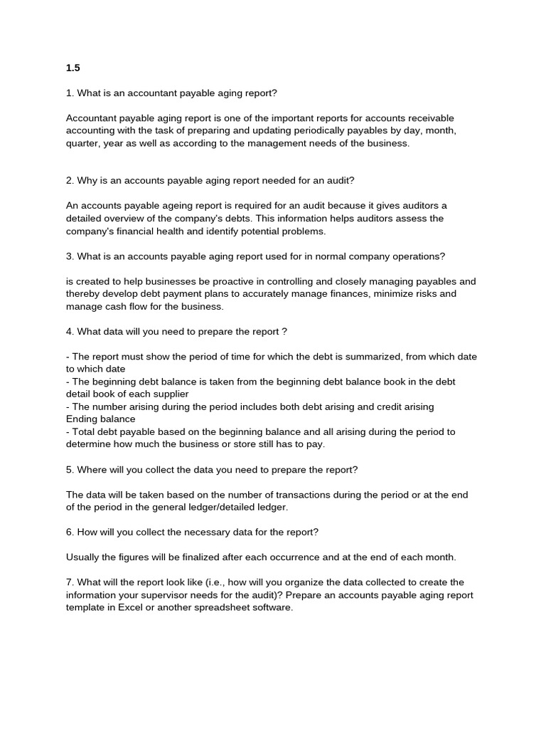 Httt Trong Kế Toán 1.5 | PDF | Accounts Payable | Audit