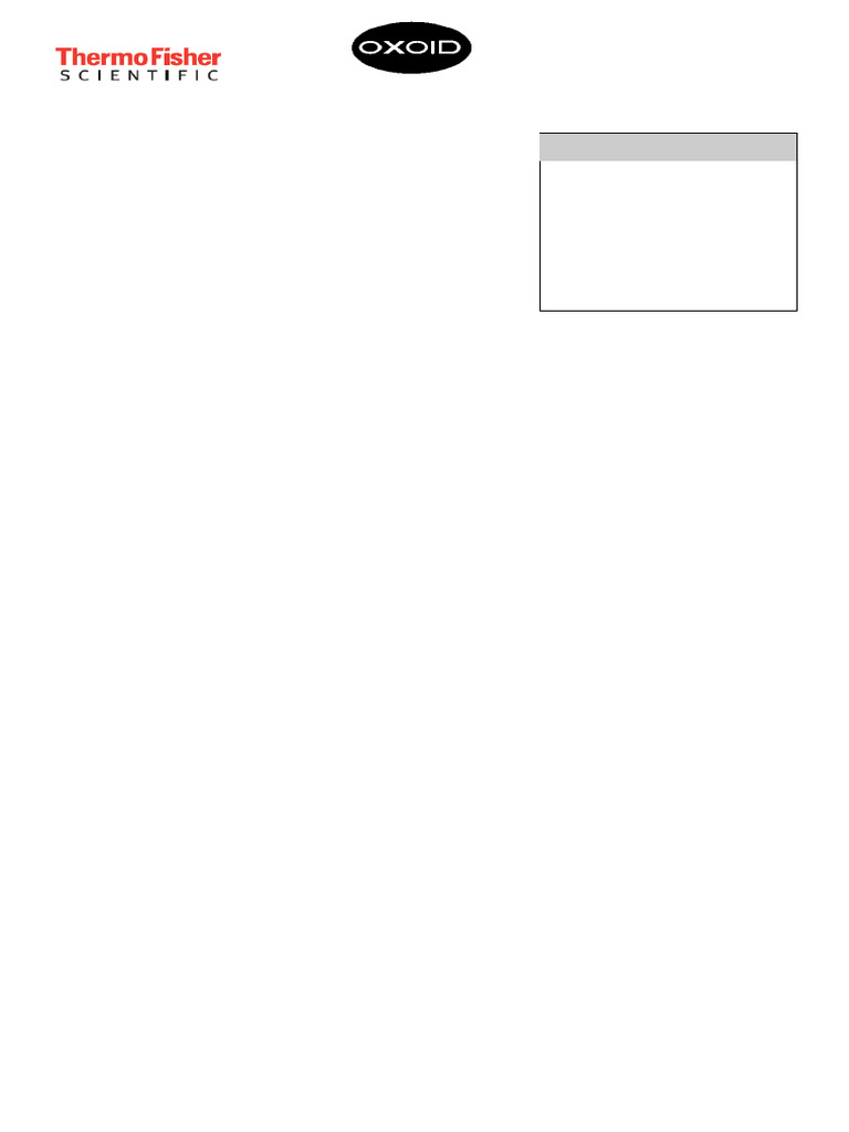 COA - CM0996B - 6114586 - Luria Bertani Miller Broth OXOID | PDF ...