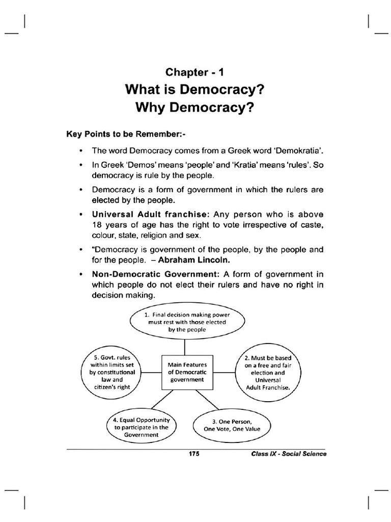 Class 9 Pol - Sc. Ch-1 | PDF