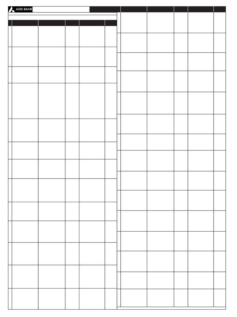 Axis Bank - Mr. Abdul Sekh-1st PG - Blank Layout - 33x50 | PDF