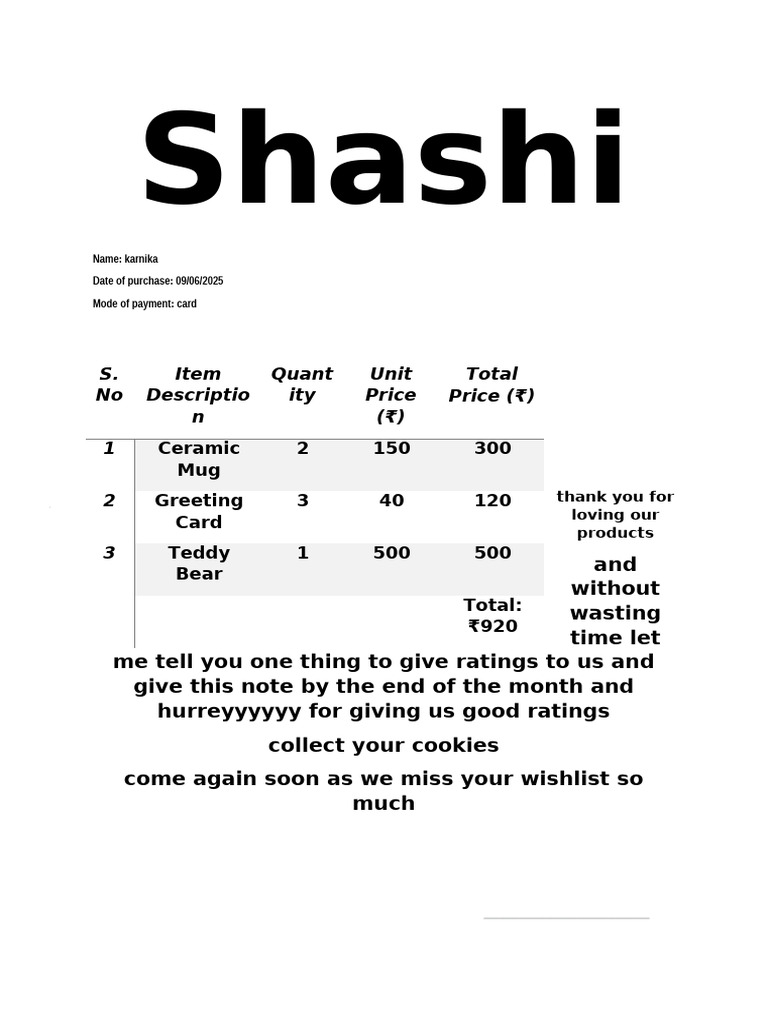 Shashi | PDF