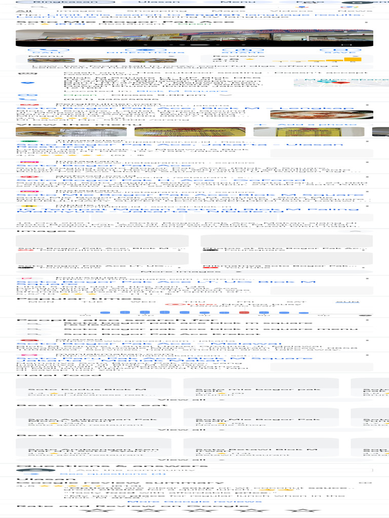 Soto Bogor Pak Ace Blok M Square - Google Search | PDF | Jakarta ...