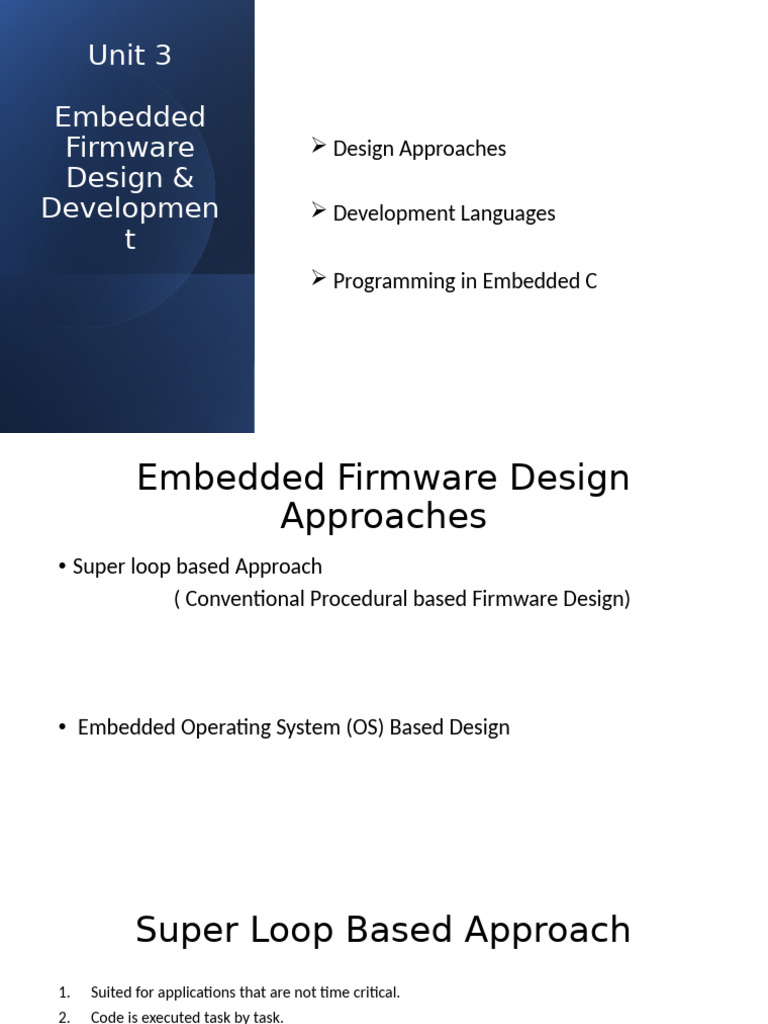 Unit III of Embedded Systems | PDF | Embedded System | Assembly Language