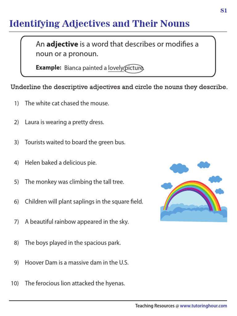 Adjectives Nouns | PDF