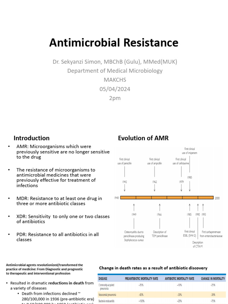 Understanding Antimicrobial Resistance | PDF | Antimicrobial Resistance ...
