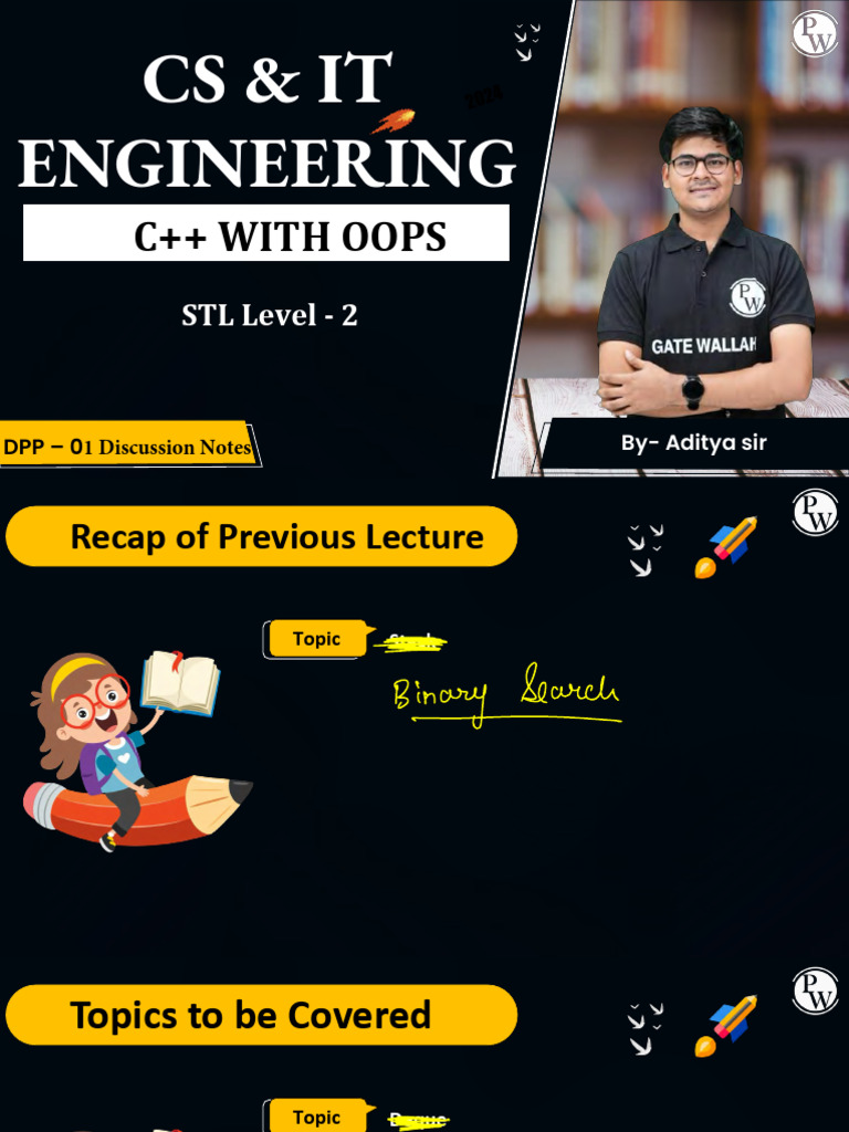 STL Level 2 DPP 01 Discussion Notes | PDF | String (Computer Science ...