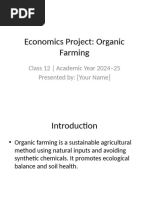 Organic Farming Project Class12 Economics | PDF
