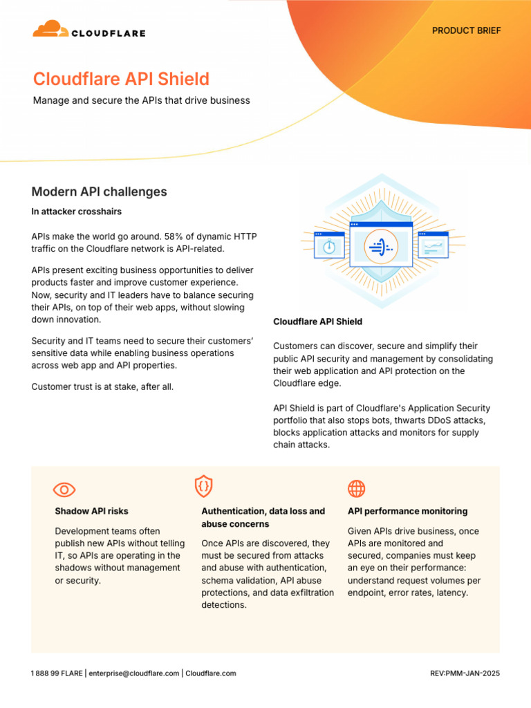 Securing APIs with Cloudflare Shield | PDF | Denial Of Service Attack ...