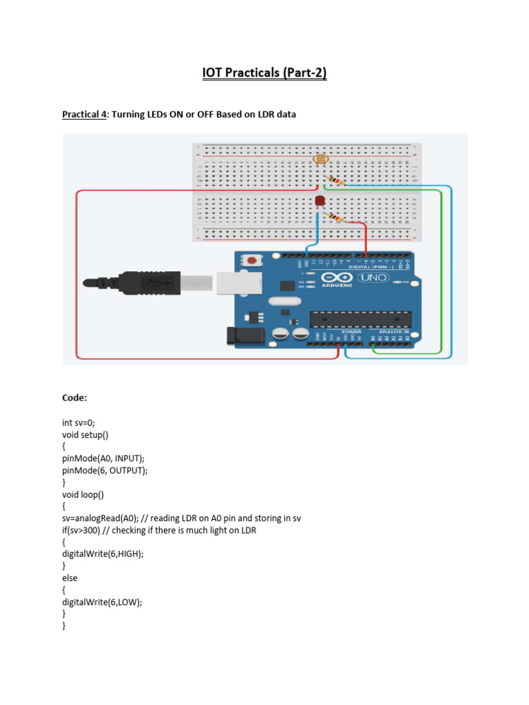 IOT Practicals (Part-2) | PDF