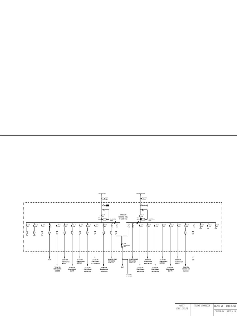 Electrical Panel Layout for Rungta Enclave | PDF