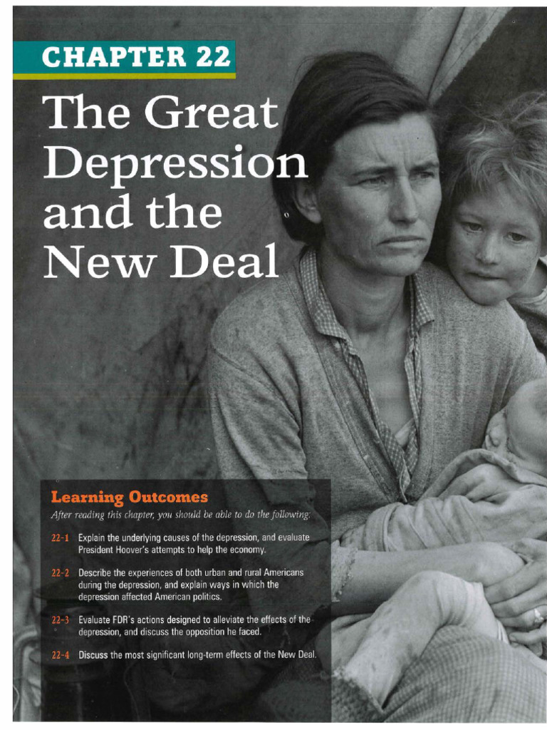 22+the+Great+Depression+and+the+New+Deal+ +textbook | PDF | Herbert ...