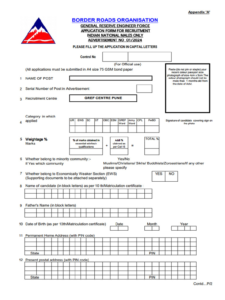 Bro Form | PDF