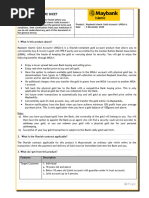 Maybank Islamic Gold Account-i Overview | PDF | Banks | Gold As An ...