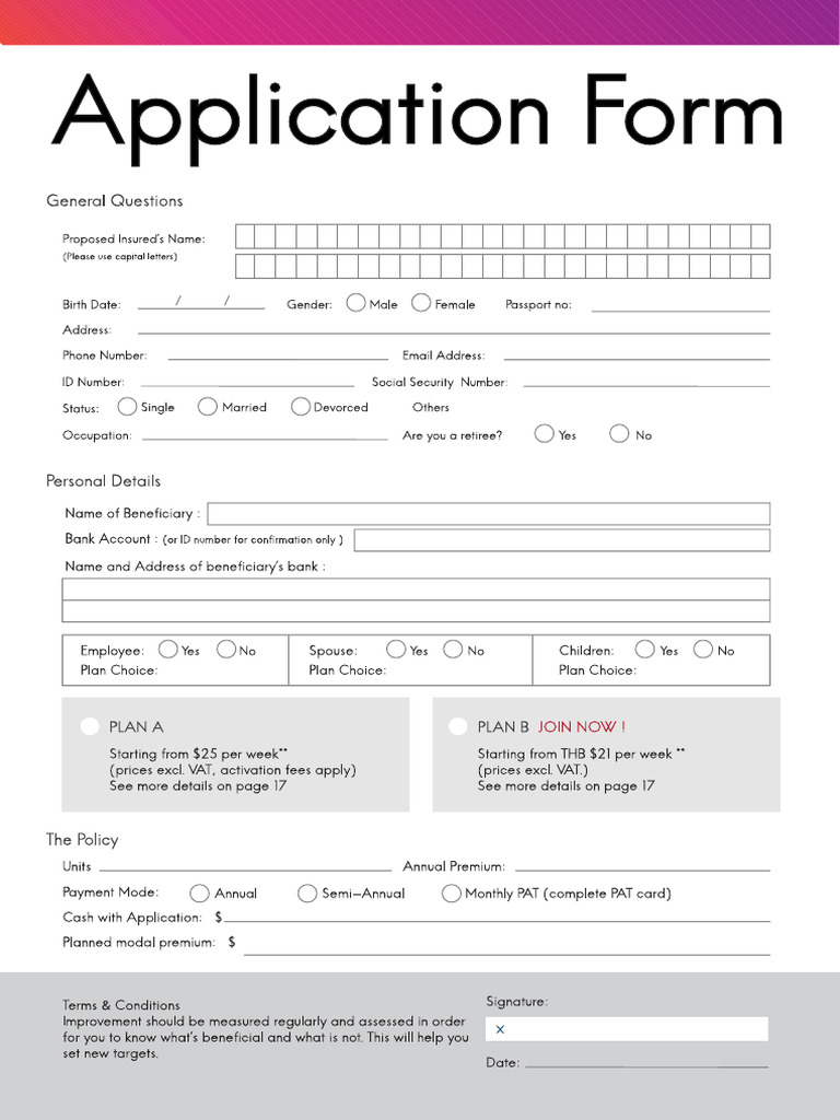 Job Application Form 2 | PDF
