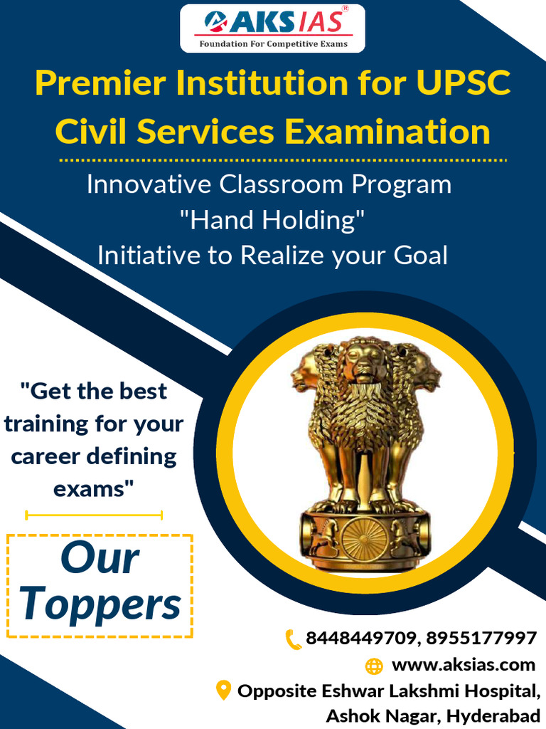 UPSC Topper's Brochure AKSIAS May2024 CP | PDF | Government Of India ...