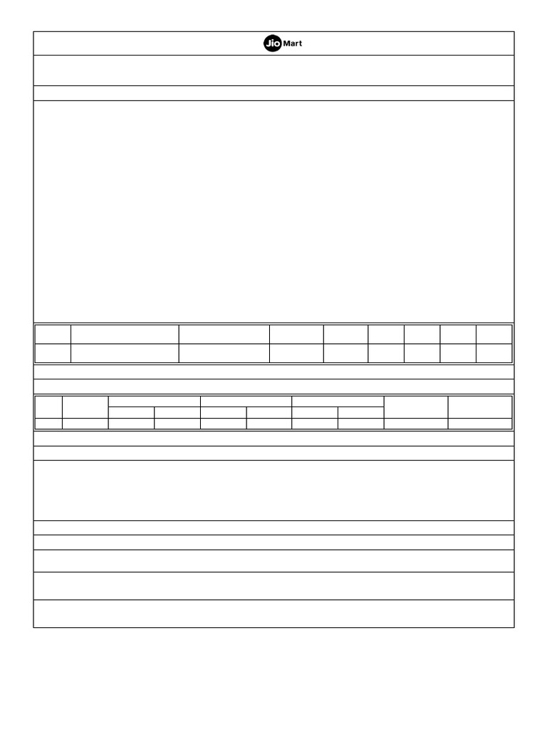 Reliance Retail Limited Tax Invoice: Original For Recipient | PDF ...