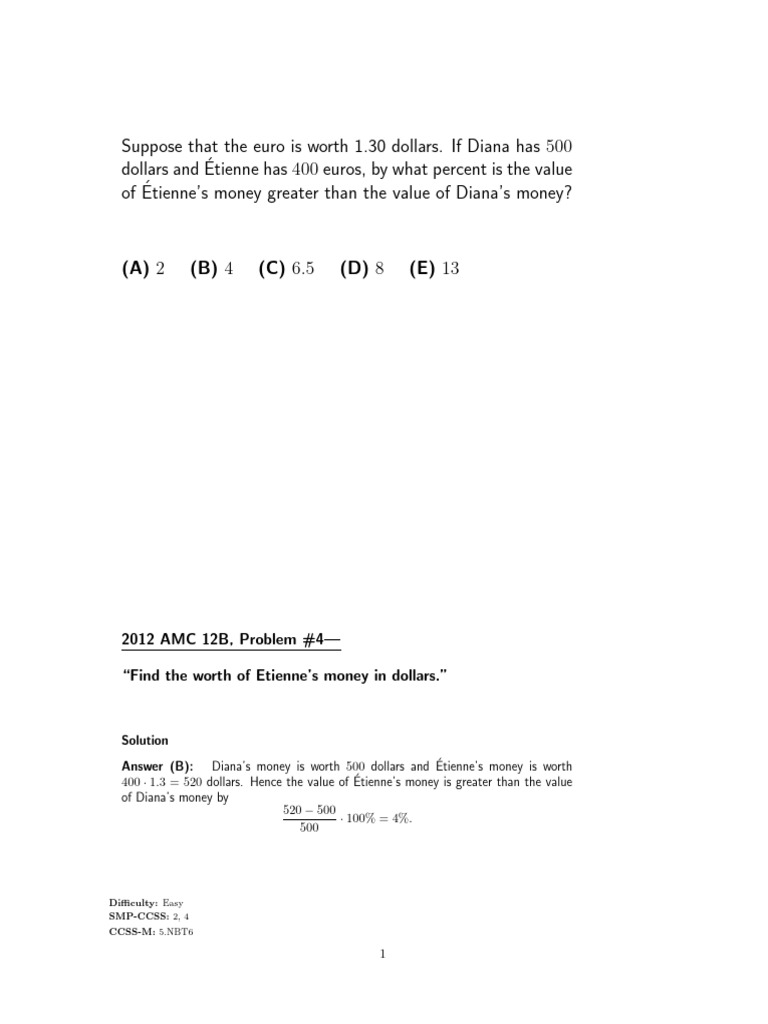 2012 AMC 12B Problem 19 Solution | PDF | Triangle | Vertex (Geometry)