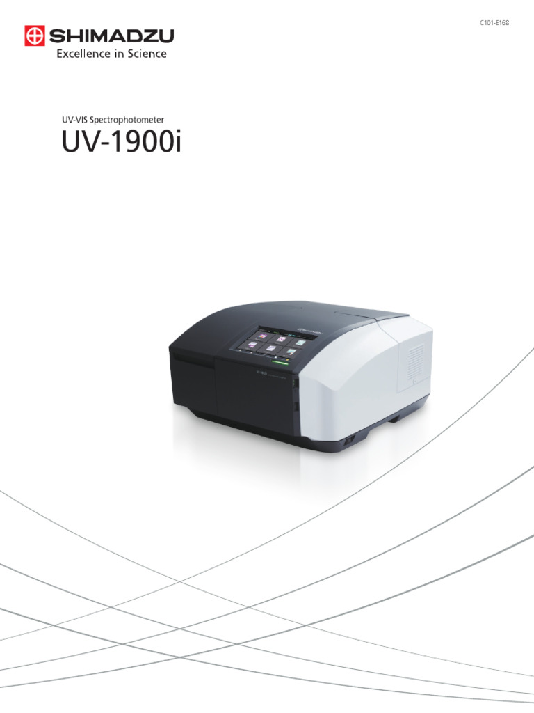 Shimadzu UV-1900i Spectrophotometer Guide | PDF | Ultraviolet–Visible ...