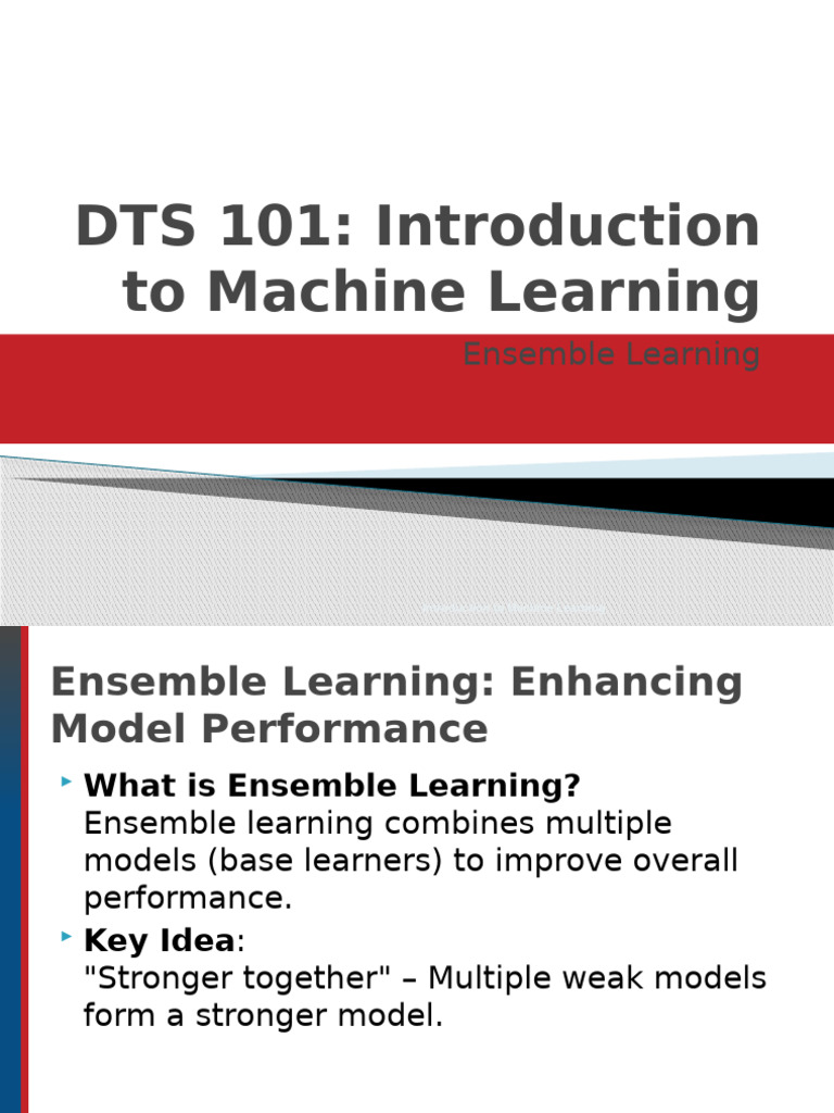 DTS 101 Lecture 7 | PDF | Receiver Operating Characteristic | Machine ...
