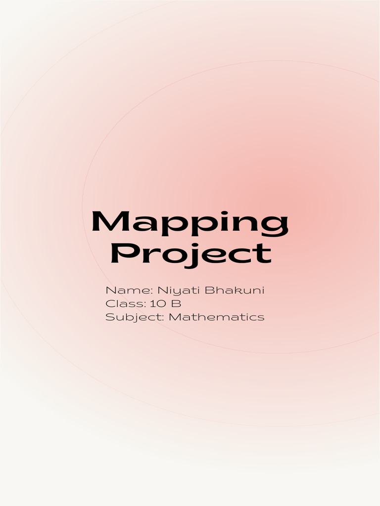 Mapping Project | PDF