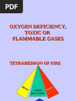 LEL UEL Chart Common Gases | PDF