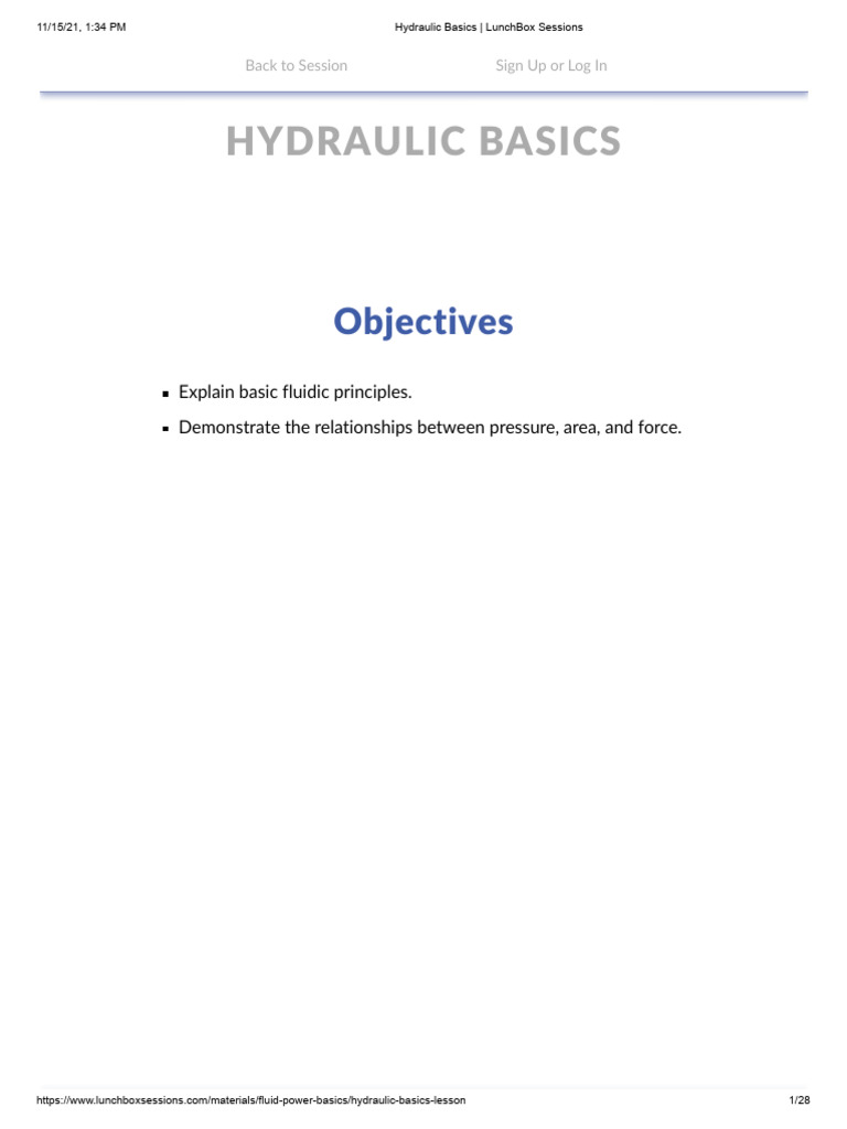 Hydraulic Basics Overview | PDF | Flow Measurement | Pressure