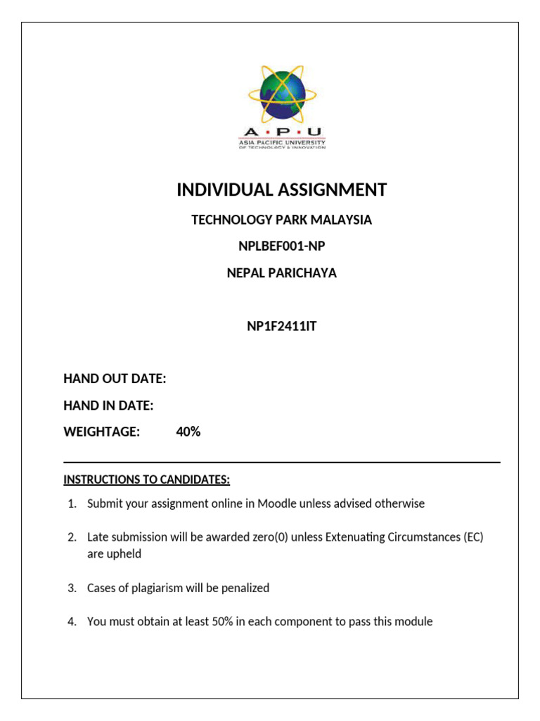 Assignment Question Cover | PDF