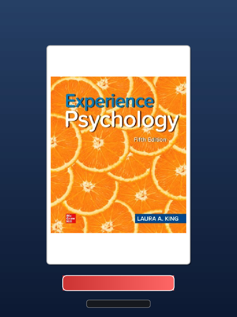 Complete Bundle Experience Psychology 5th Edition King HQ File | PDF ...