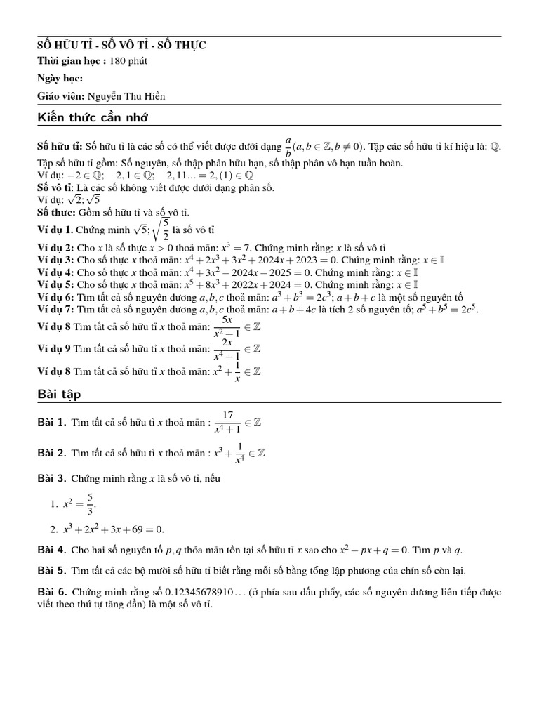 CMATH CỦA HIỀN 2024 2025 | PDF