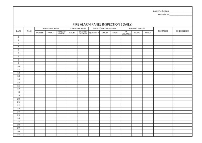Fire Alarm Daily | PDF