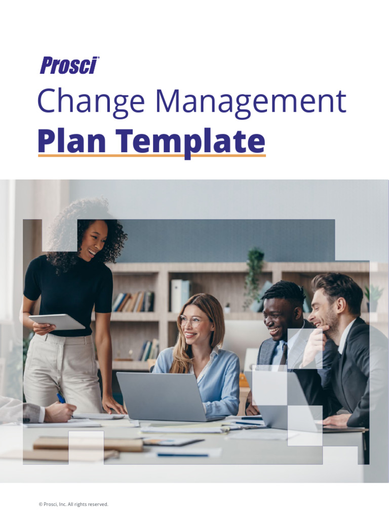 Prosci Change Management Plan Template | PDF | Change Management | Business