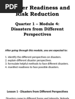 Module 1 - DRRR (Quarter 1) | PDF | Hazards | Natural Disasters
