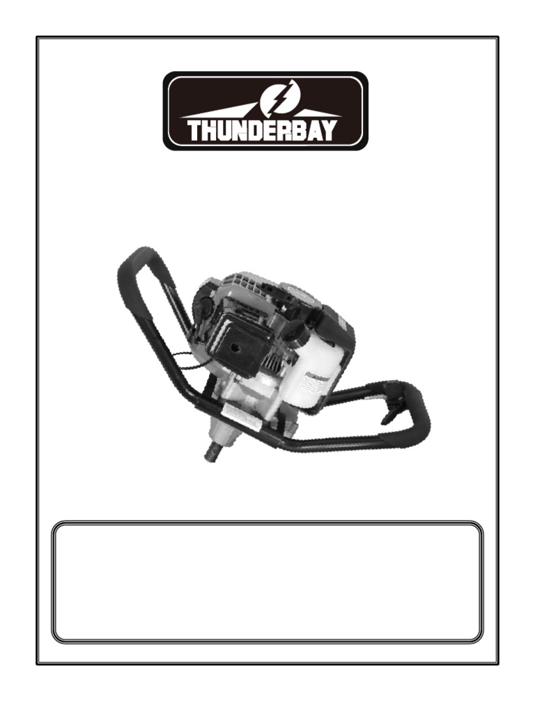 Thunderbay Y43 Auger User Manual Official Handbook | PDF | Exhaust Gas ...