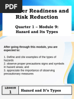 Module 1 - DRRR (Quarter 1) | PDF | Hazards | Natural Disasters