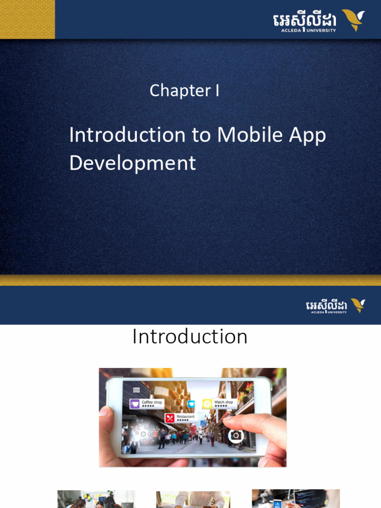 01 Introduction To Mobile App | PDF | Android (Operating System) | Mobile App